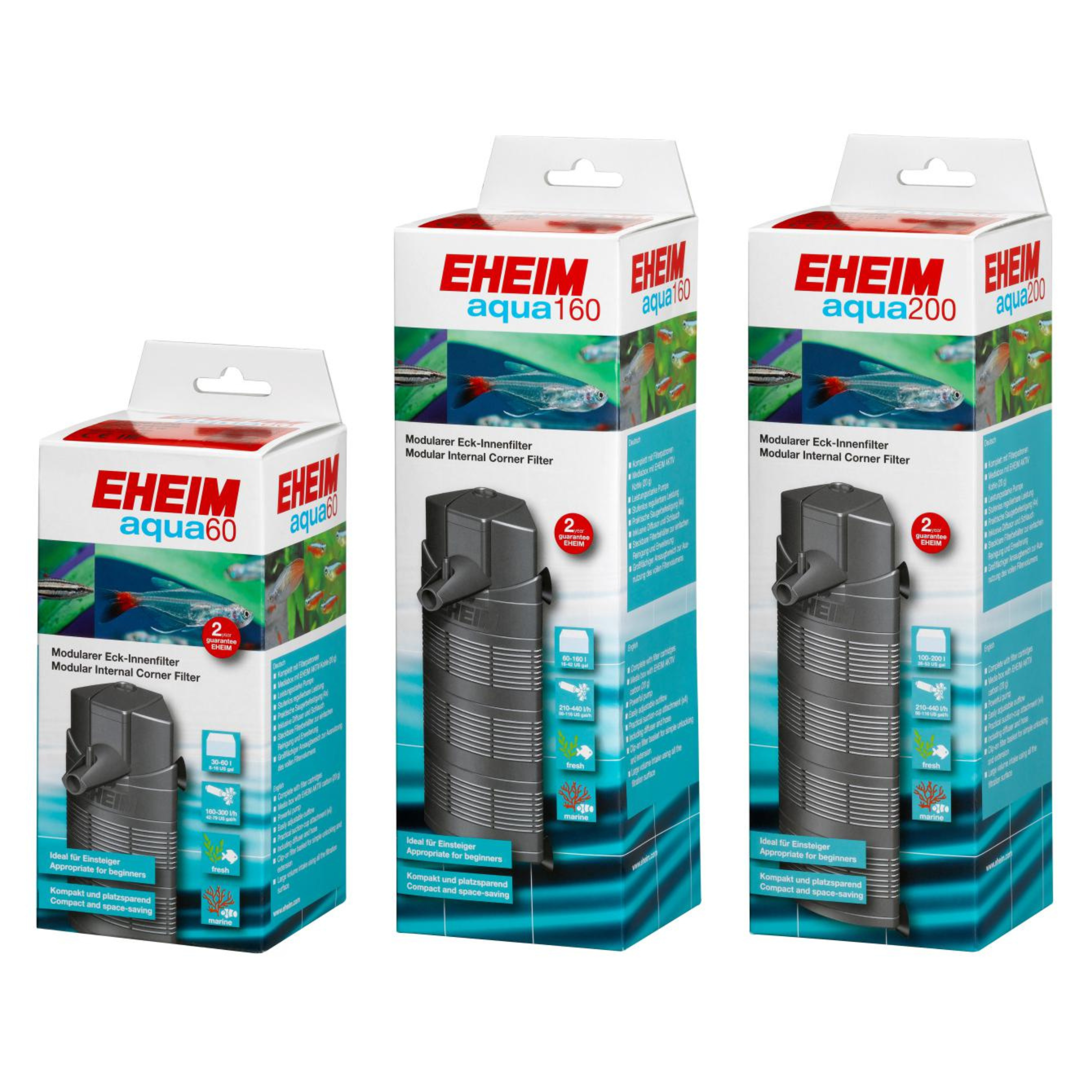 Eheim Modular Internal Corner Filter – Marine Plus Aquariums